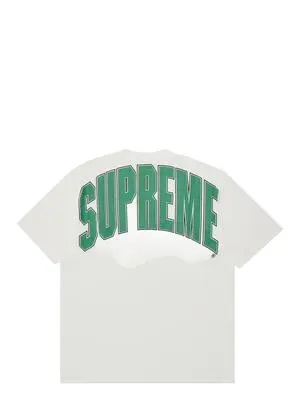 Supreme Cracked Back Arc Short-sleeve Top - White