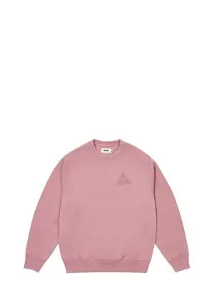 PALACE Spray Tri-ferg Crew 'dusty Mauve - Purple