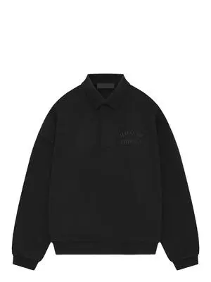 Fear Of God Fleece Polo - Black