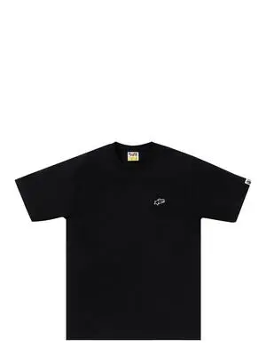 A BATHING APE Sta One Point Tee - Black