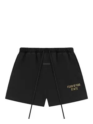 Fear Of God Fleece Soccer Short - Black