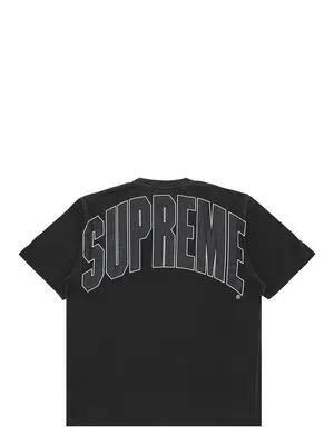 Supreme Cracked Back Arc Short-sleeve Top 'black' Black