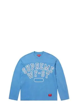 Supreme Athletic Studded Long-sleeve Top - Blue