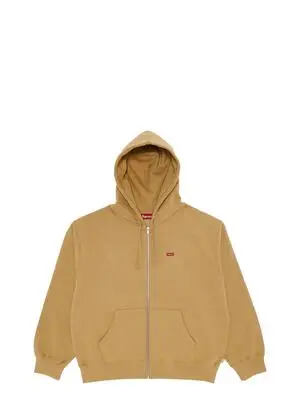 Supreme Small Box Zip Up Hooded Sweatshirt - Tan