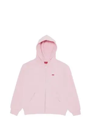 Supreme Small Box Zip Up Hooded Sweatshirt - Pink