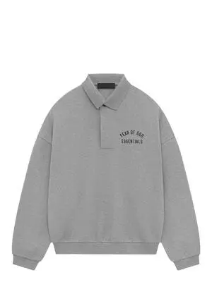 Fear Of God Fleece Polo - Grey