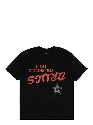 CACTUS JACK BY TRAVIS SCOTT Drxgs Tee - Black