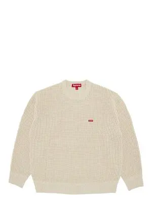 Supreme Waffle Small Box Sweater - Cream