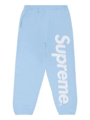 Supreme Satin Appliqué Sweatpant 'light - Blue