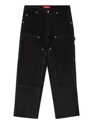Supreme Suede Double Knee Painter Pant - Black