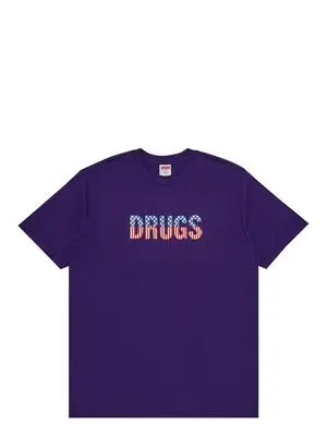 Supreme Drugs Tee 'purple' Purple