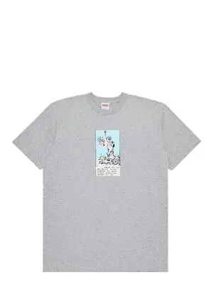 Supreme Liberty Tee 'heather Grey' Grey