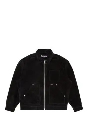 Supreme Suede Work Jacket - Black