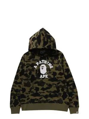 A BATHING APE BAPE 1st Camo Hoodie Green