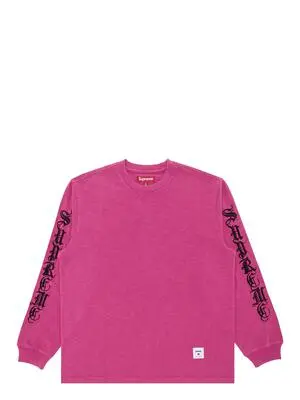 Supreme Old English Long-sleeve Top - Pink