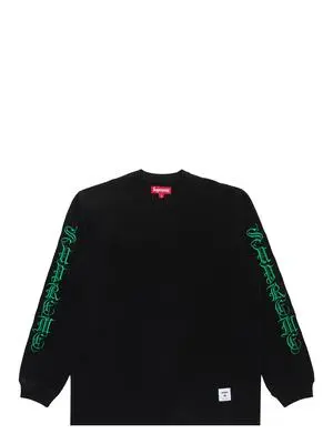 Supreme Old English Long-sleeve Top - Black