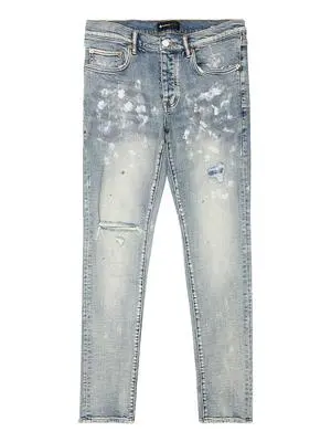 PURPLE BRAND Paint Blowout Jeans - Blue