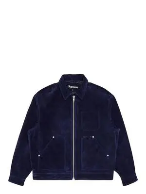 Supreme Suede Work Jacket - Blue