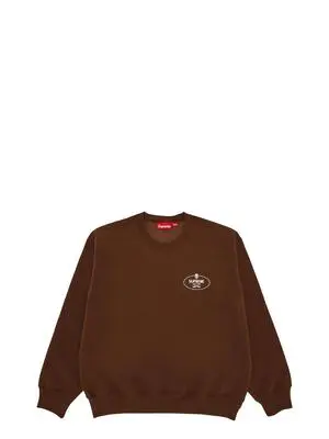 Supreme Crest Crewneck - Brown