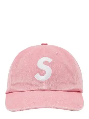 Supreme Pigment S Logo 6-panel Hat - Pink