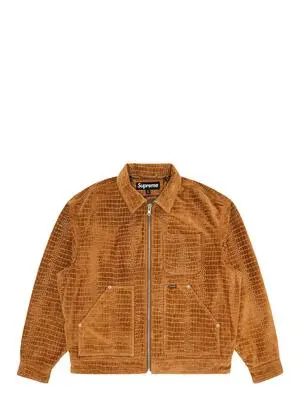 Supreme Supreme Suede Work Jacket Croc Tan