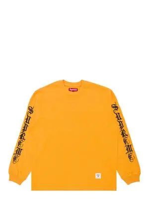 Supreme Old English Long-sleeve Top - Yellow