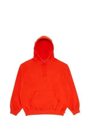 Supreme Satin Appliqué Hooded Sweatshirt - Orange