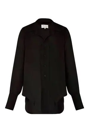 MAISON MARGIELA Dropped Hem Shirt - Black