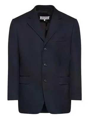 MAISON MARGIELA Single-breasted Blazer - Blue
