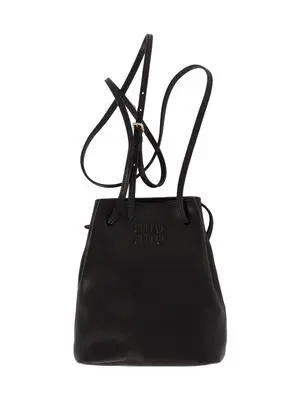 Miu Miu Nappa Leather Mini-Bag Black