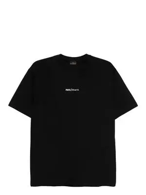 Paul & Shark Rubberised-logo T-shirt - Black