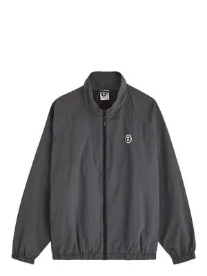 AAPE BY *A BATHING APE® Logo Shell Track Jacket - Black