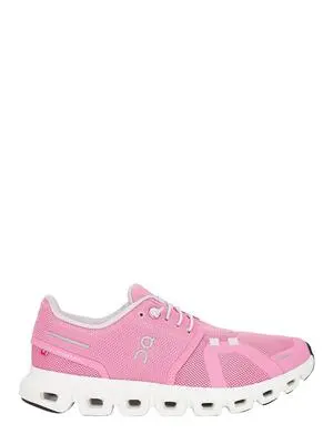 On On Cloud 6 Sneakers Raspberry & White