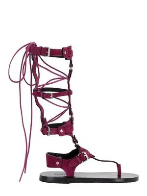 Isabel Marant Nensi Sandal - Raspberry
