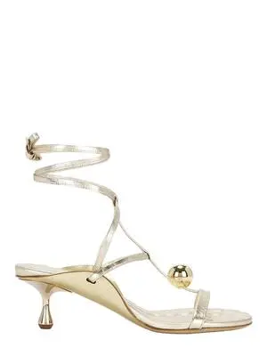 JIMMY CHOO Zyra 50 Sandals - Gold