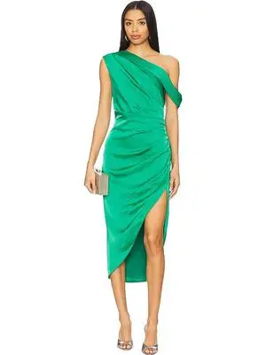 ELLIATT Roni Midi Dress - Green Mango