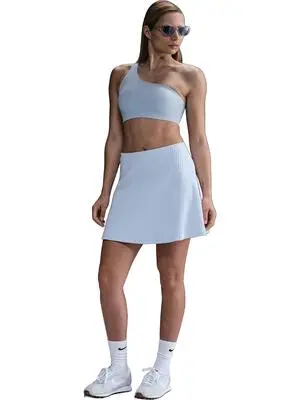 Nike Sportswear Chill Knit Ribbed Mini Skirt - Blue