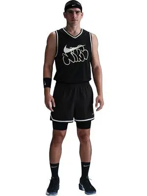Nike Dri-fit 4" 2-in-1 Basketball Shorts - Black