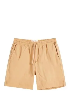 Universal Works Summer Canvas Beach Short - Dark Sand