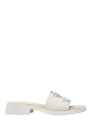 Camper Dana Twins Mules - White
