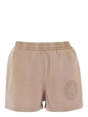 Fendi Cotton Shorts - Brown