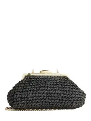 LK BENNETT Alexa Frame Clutch - Black
