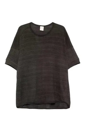 JAN JAN VAN ESSCHE Striped T-shirt - Brown