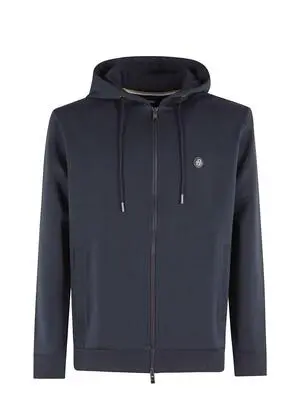 BOSS Boss Zip-Up Hoodie Navy