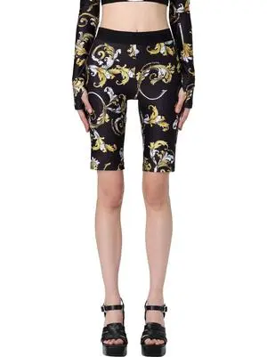 Versace Printed Thigh Length Shorts - Black