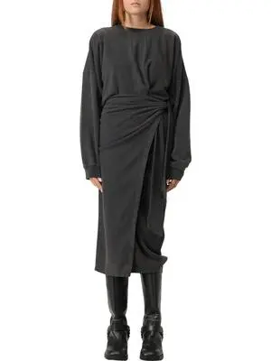 Isabel Marant Wrap Dress - Black