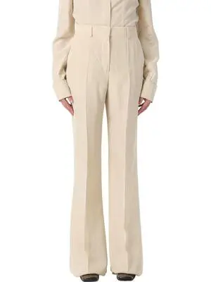 Sportmax Tailored Wide Leg Trousers - Ivory