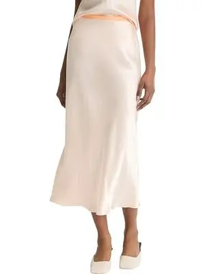 Vince Midi Slip Skirt - Lychee