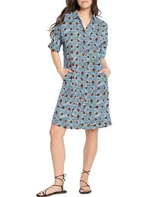 NIC+ZOE Sand Dollar Devon Dress - Blue Multi