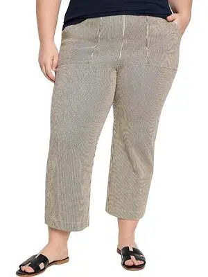 NIC+ZOE All Day Stripe Wide Leg Pants - Neutral Multi